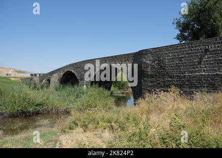 Devegeçidi historical Bridge, also known as Palu Bridge, Kara Köprü and ...