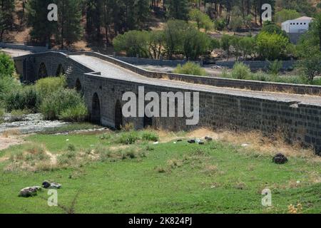 Devegeçidi historical Bridge, also known as Palu Bridge, Kara Köprü and ...