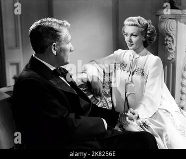 SPENCER TRACY and LANA TURNER in CASS TIMBERLANE 1947 director GEORGE ...