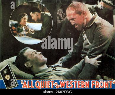 Lew Ayres & Louis Wolheim Film: All Quiet On The Western Front (USA ...