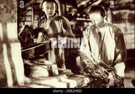 The Good Earth, 1937. O-Lan and Wang Lung find their food reserve ...