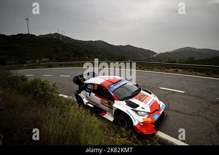 Spain. 20th Oct, 2022. Shakedown, NEUVILLE Martijn WYDAEGHE ,HYUNDAI ...