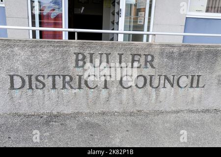 Buller District Council is an administrative regional office in ...