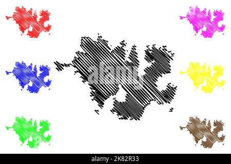 Papa Stour island (United Kingdom of Great Britain and Northern Ireland ...