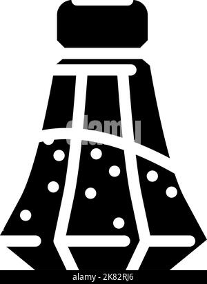 salt wooden spoon glyph icon vector illustration Stock Vector Image ...