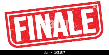 FINALE text written on red rectangle stamp sign Stock Photo - Alamy