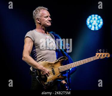 Sting performing live in concert Rio De Janeiro, Brazil - 22.11.09 ...