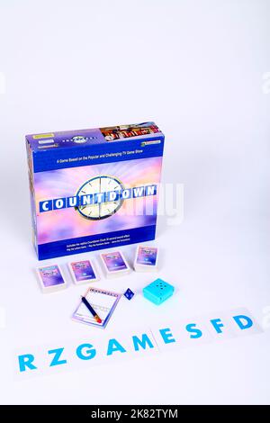 CH4 Countdown words and numbers game based on the TV show Stock Photo ...