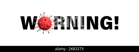 Monkeypox virus banner with yellow background Stock Vector Image & Art ...