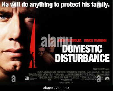 DOMESTIC DISTURBANCE, John Travolta, 2001, © Paramount/courtesy Everett ...