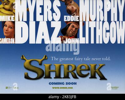 FILM POSTER, SHREK, 2001 Stock Photo - Alamy