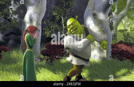 Film Still from "Shrek 2" Princess Fiona, Shrek, King Harold, Queen ...