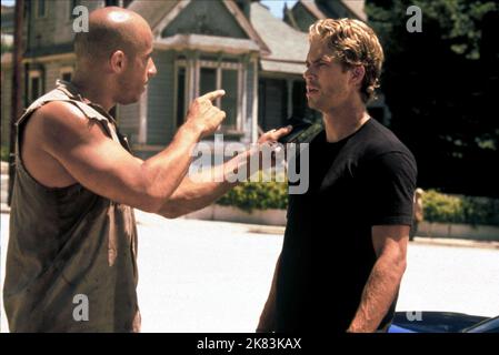 DIESEL,WALKER, THE FAST AND THE FURIOUS, 2001 Stock Photo - Alamy