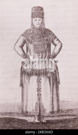 The Mordvins or Mordva. Indigenous people of Russia of the Moksha and ...