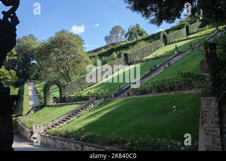 The Italianate Garden Bardini Gardens Florence Italy Stock Photo - Alamy