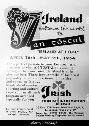 Irish tourist information beaureau, travel to Ireland advert in NatGeo ...