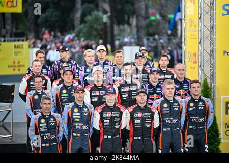 Spain. 20th Oct, 2022. Drivers photo in Salou Credit: Live Media ...