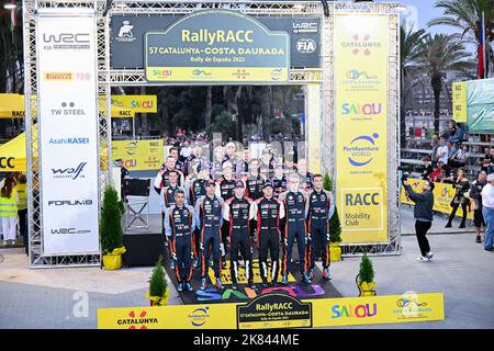 Spain. 20th Oct, 2022. Drivers photo in Salou Credit: Live Media ...