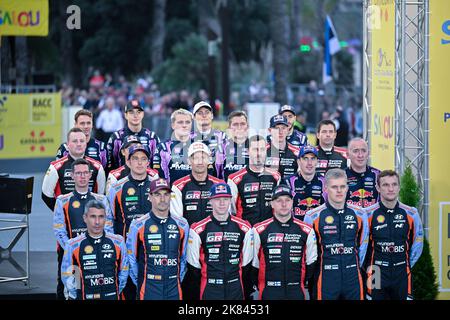 Spain. 20th Oct, 2022. Drivers photo in Salou Credit: Live Media ...