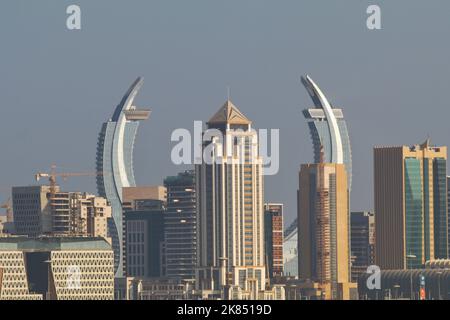 Aerial view of Lusail town, Qatar Stock Photo - Alamy