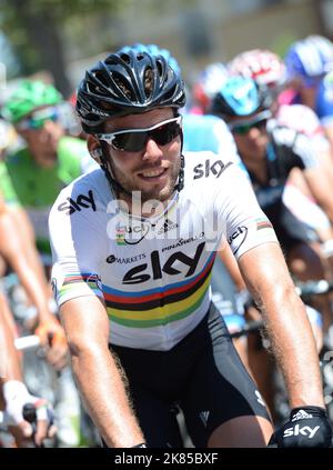 Mark Cavendish stage 15 from Samatan to Pau Stock Photo - Alamy