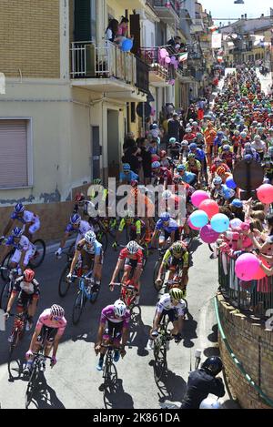 start race during Stage 7 of the Giro Next Gen 2026, from Sulmona to ...