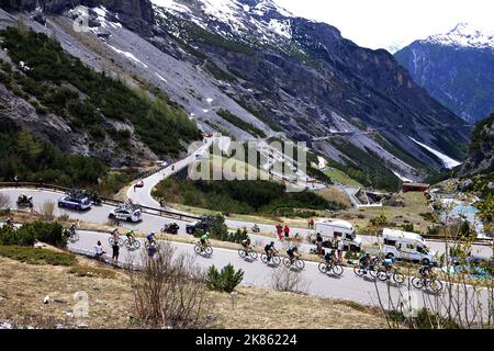 Passo dello Stelvio climb Stock Photo - Alamy