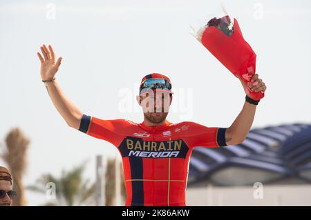 Sonny Colbrelli Bahrain Merida wins the stage in a sprint finish ...