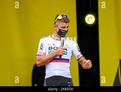 BORA - HANSGROHE being introduced at the 2021 Tour de France team ...