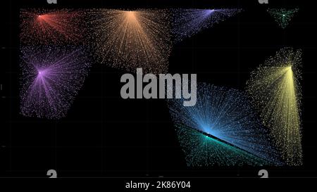 clustering graph with nearest neighbor Stock Photo - Alamy