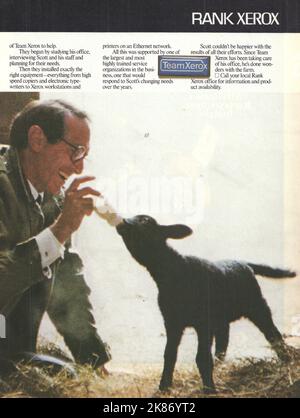 Rank Xerox vintage magazine advertisement Rank Xerox paper advert Rank ...