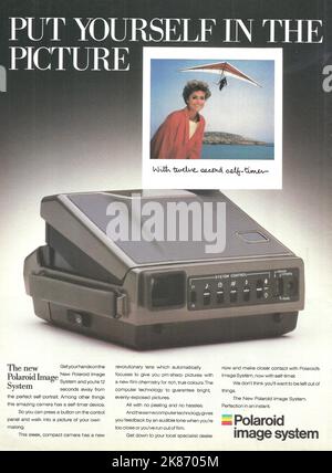 Polaroid cameras vintage paper advertisement Polaroid magazine advert ...