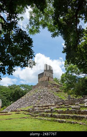 The Palace at the Maya site of Labna, Yucatan, Mexico. Old Mayan ...