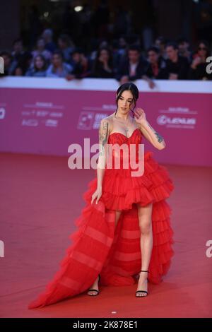 Maria Esposito attends the red carpet of HBOMax series A knight of the ...