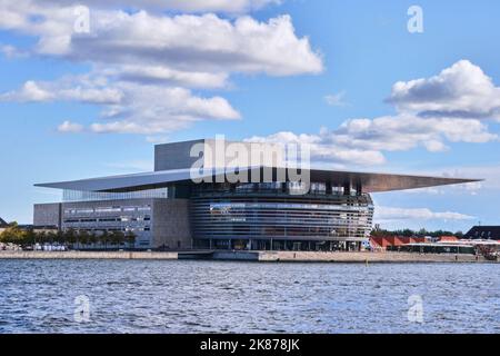 Copenhagen, Denmark - Sept 2022: Water view of the Copenhagen Opera ...
