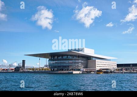 Copenhagen, Denmark - Sept 2022: Water view of the Copenhagen Opera ...