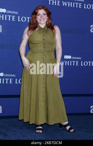 LOS ANGELES - OCT 20: Megan Cruz at The White Lotus Season Two Premiere ...