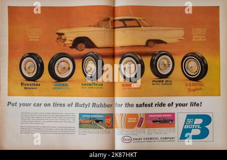 Vintage 20 October 1961 "Life" Magazine Advert, USA Stock Photo - Alamy