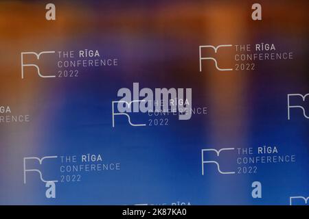 Riga, Latvia. 21st Oct, 2022. RIGA, LATVIA. 21st October 2022. Hanna ...