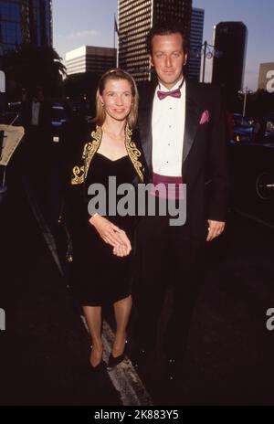 Daniel Stern and wife Laure Mattos at The Bonfire of the Vanities ...
