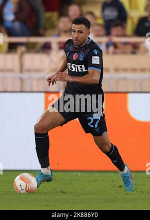 Monaco, Monaco, 6th October 2022. Trezeguet of Trabzonspor during the ...