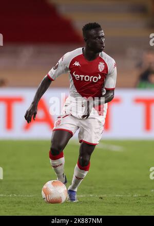 Monaco, Monaco, 6th October 2022. Krepin Diatta of AS Monaco during the ...
