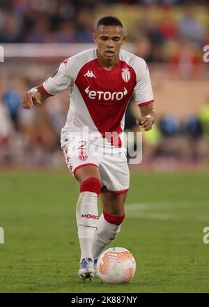 Monaco, Monaco, 6th October 2022. Vanderson of AS Monaco on during the ...