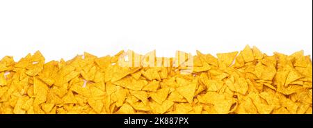 Mexican food panorama. Nachos, guacamole, tacos and ingredients on ...