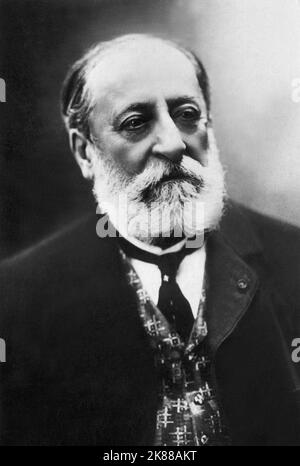 Camille Saint-Saëns. Portrait photograph of the Romantic Era French ...