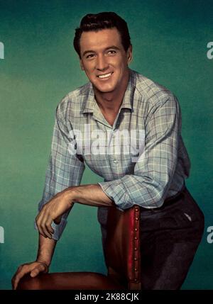 Rock Hudson Actor 01 May 1957 **WARNING** This Photograph is for ...