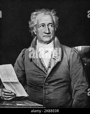 JOHANN WOLFGANG GOETHE WRITER (1806 Stock Photo - Alamy