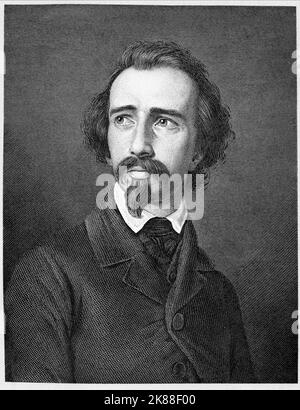 Emanuel von Geibel (1815-1884), poet. Unknown, photographer Stock Photo ...