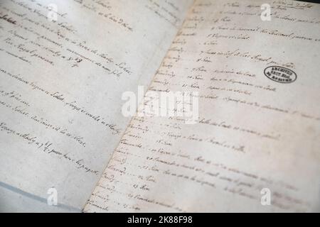 Louis XVI wrote in his diary Rien (“Nothing”) on July 14, 1789. The collection of National ...