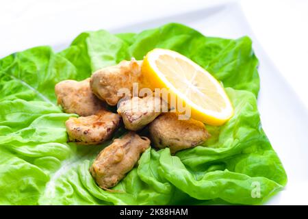 fried surimi stick with lemon Stock Photo - Alamy